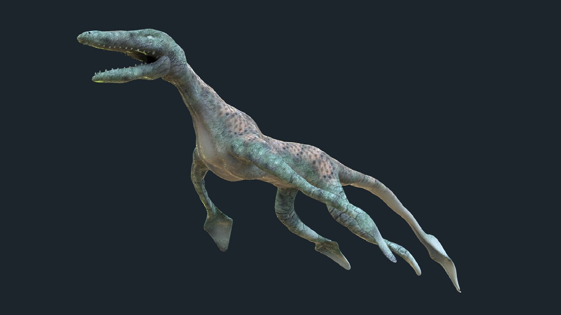 3D Sea Monster Model - TurboSquid 2087640