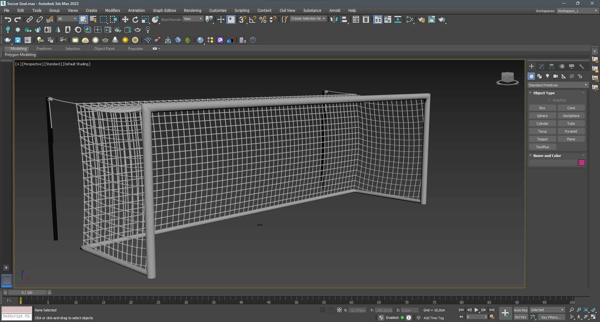 Soccer Goal 3D Model - TurboSquid 2124789