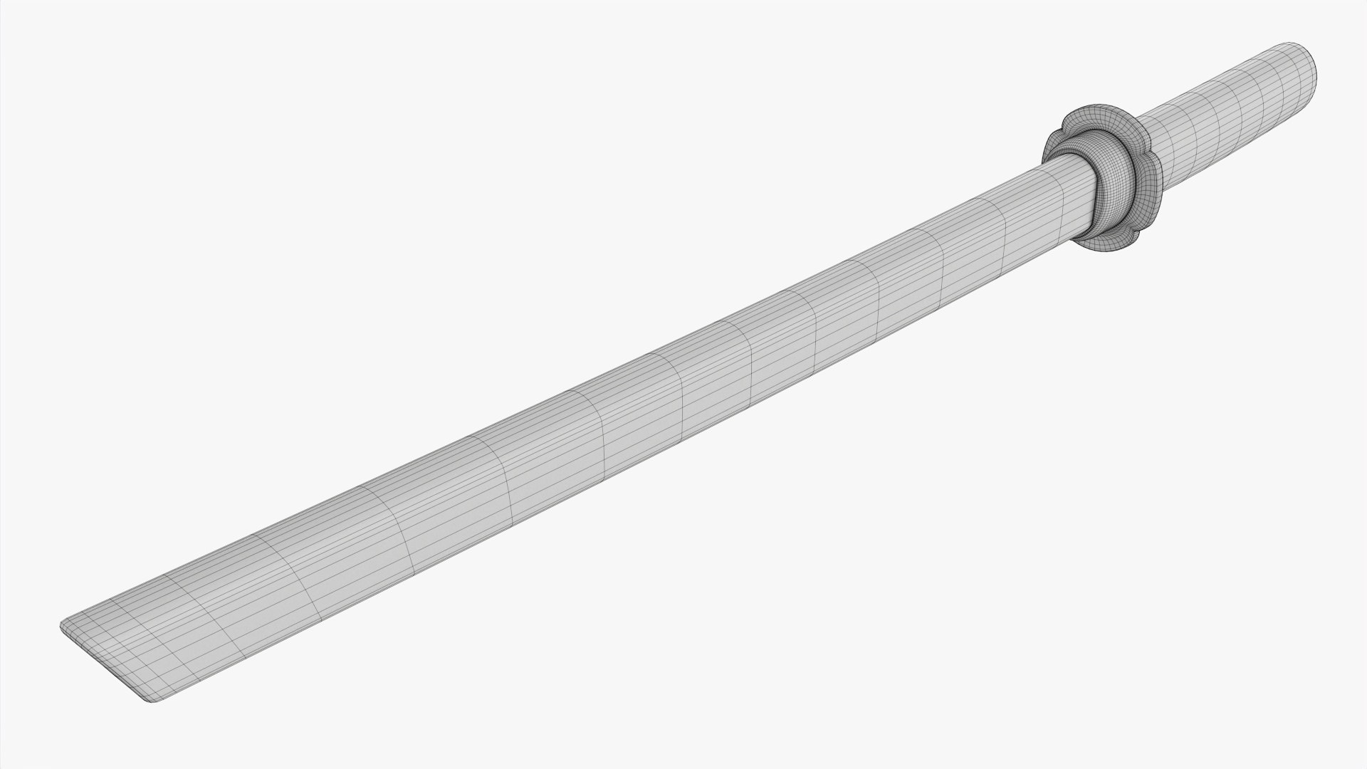 Bokken Shoto 3D Model - TurboSquid 1856493