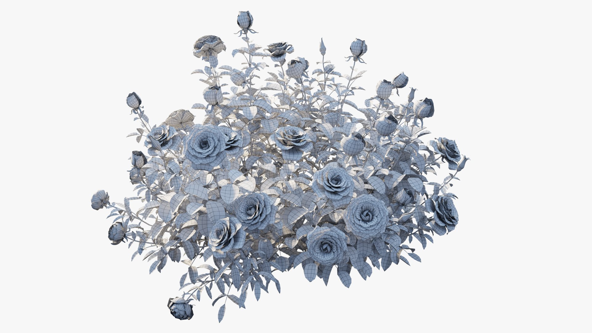 3D Plant Rose Set 01 - TurboSquid 1536568