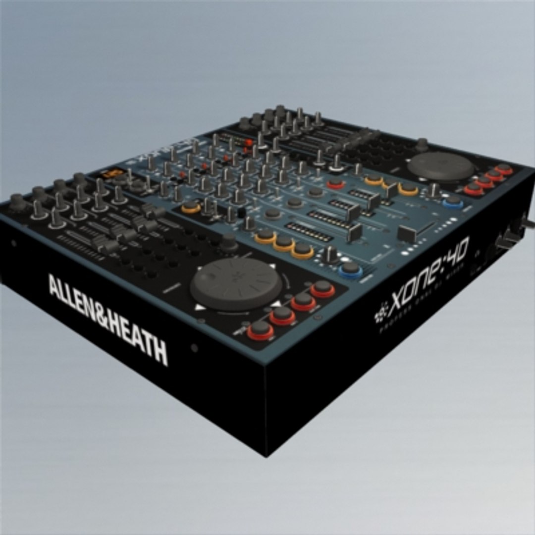 3d model xone mixer