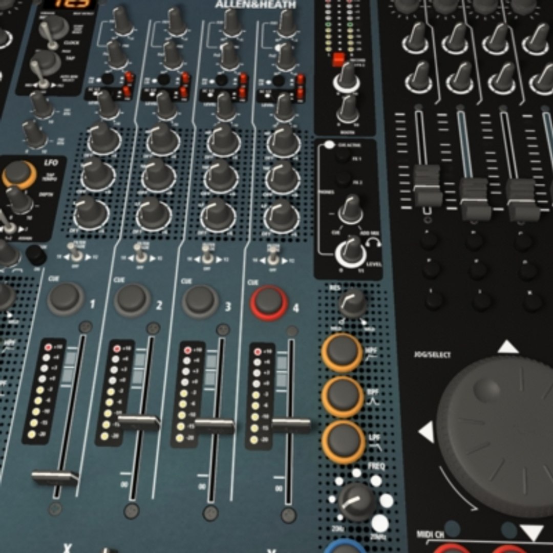 3d model xone mixer