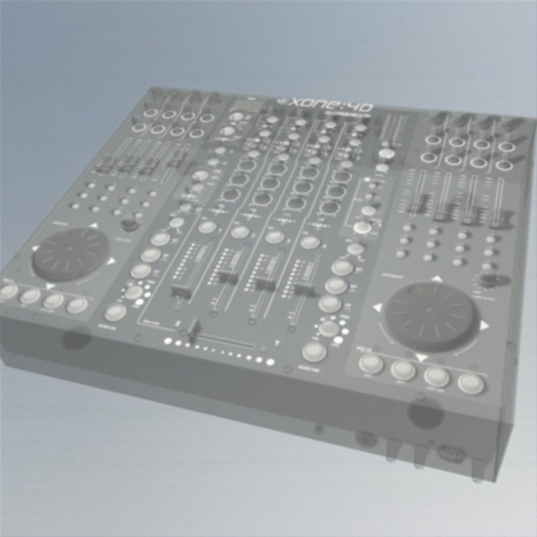 3d model xone mixer