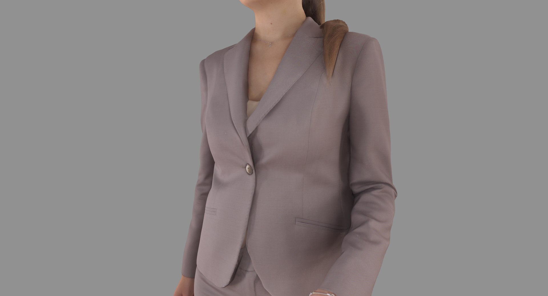 3D active business woman human body - TurboSquid 1158279