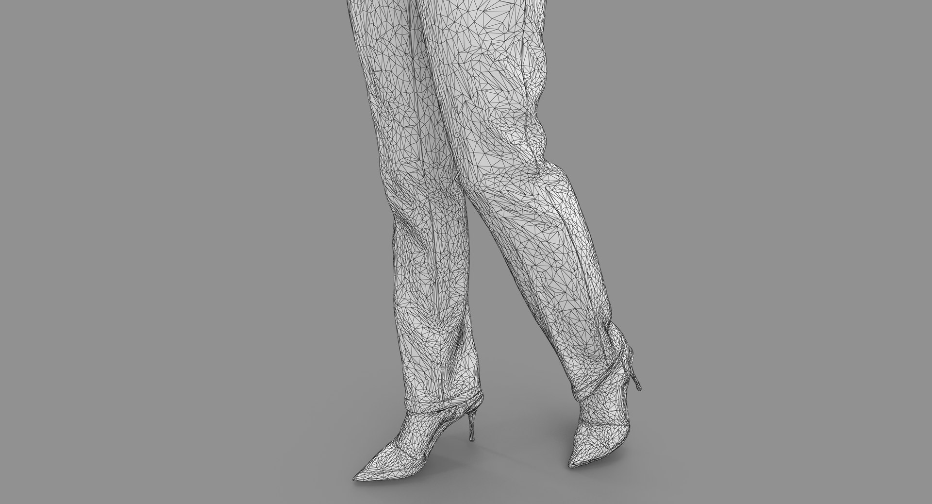 3D active business woman human body - TurboSquid 1158279