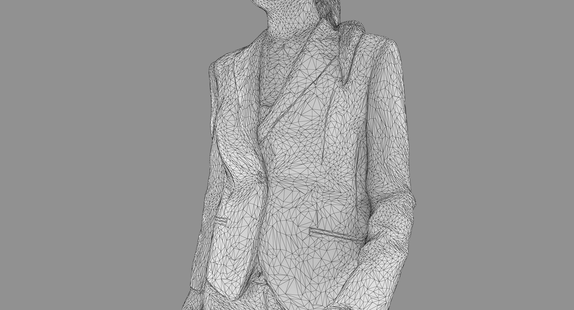 3D active business woman human body - TurboSquid 1158279