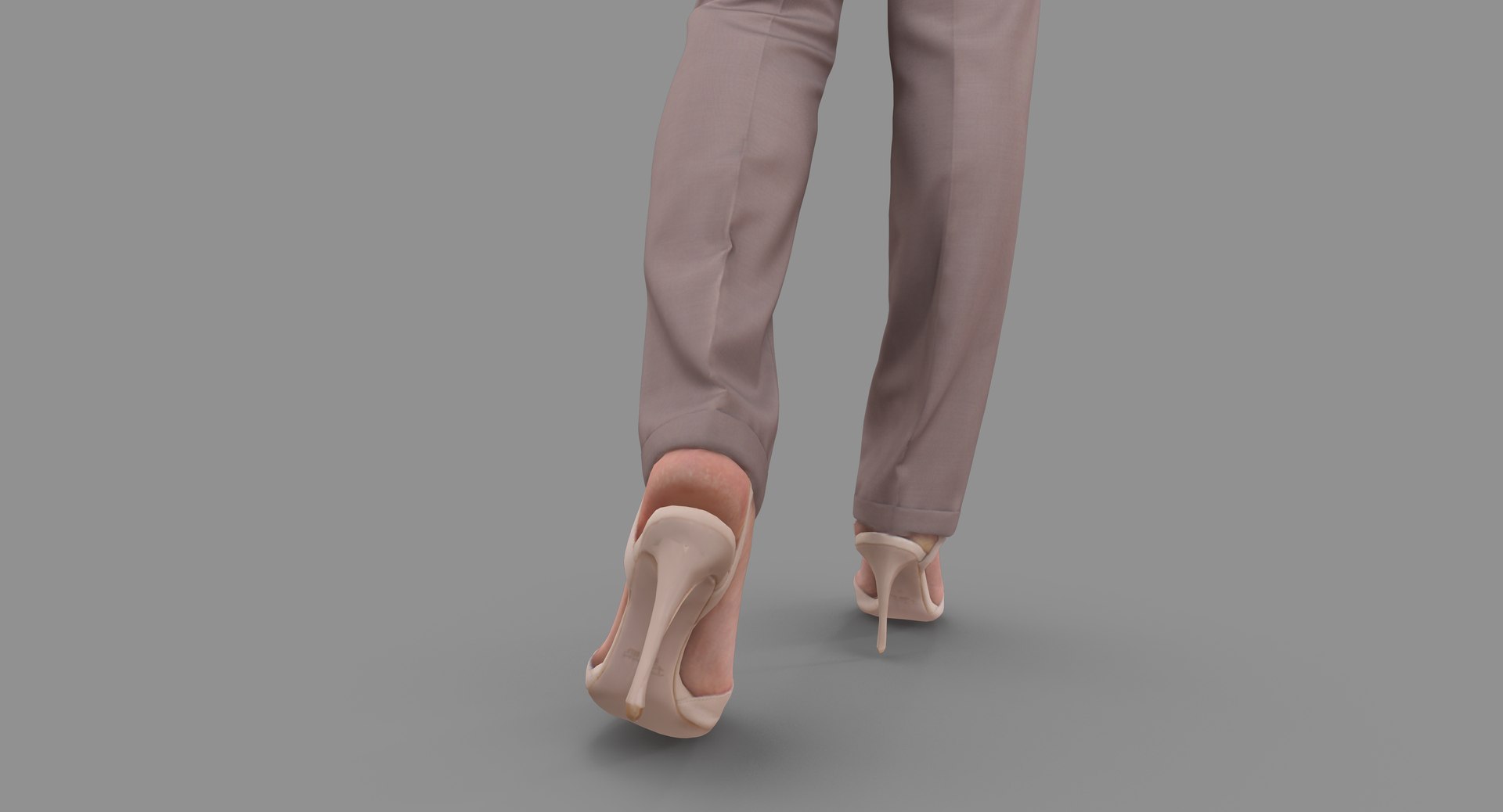 3D active business woman human body - TurboSquid 1158279