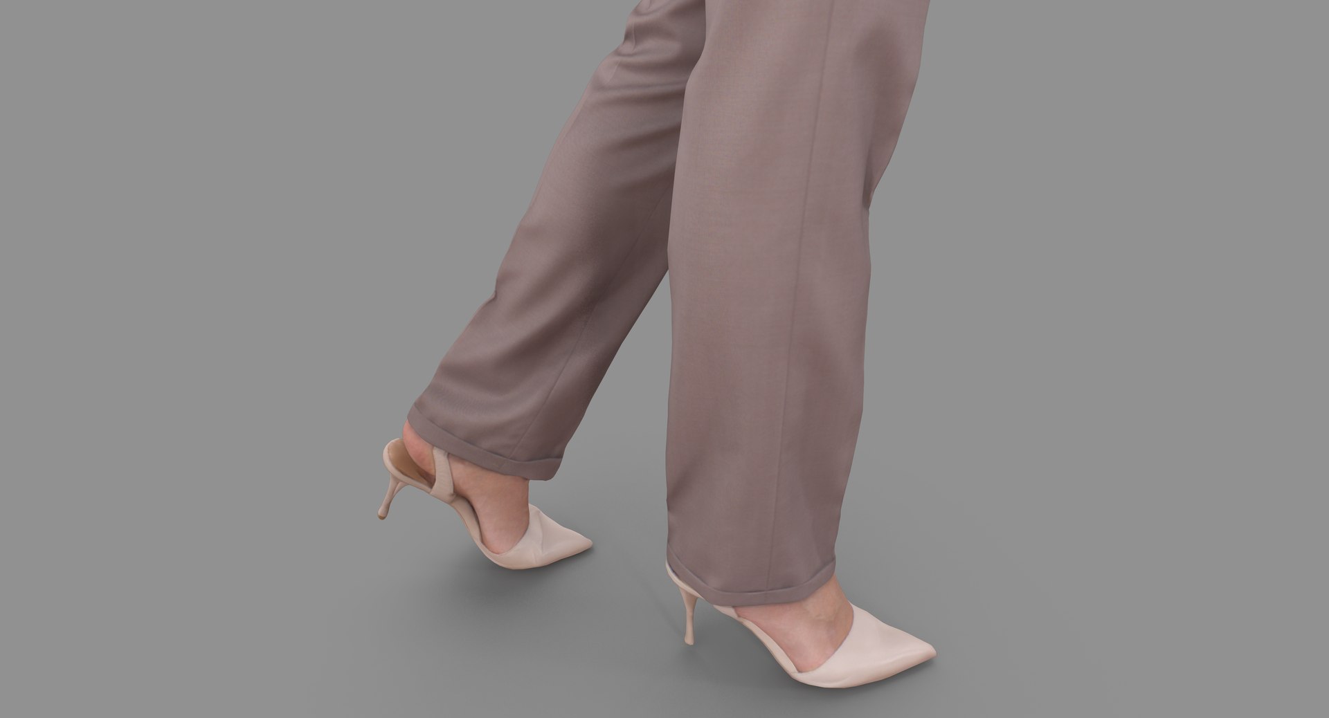 3D active business woman human body - TurboSquid 1158279