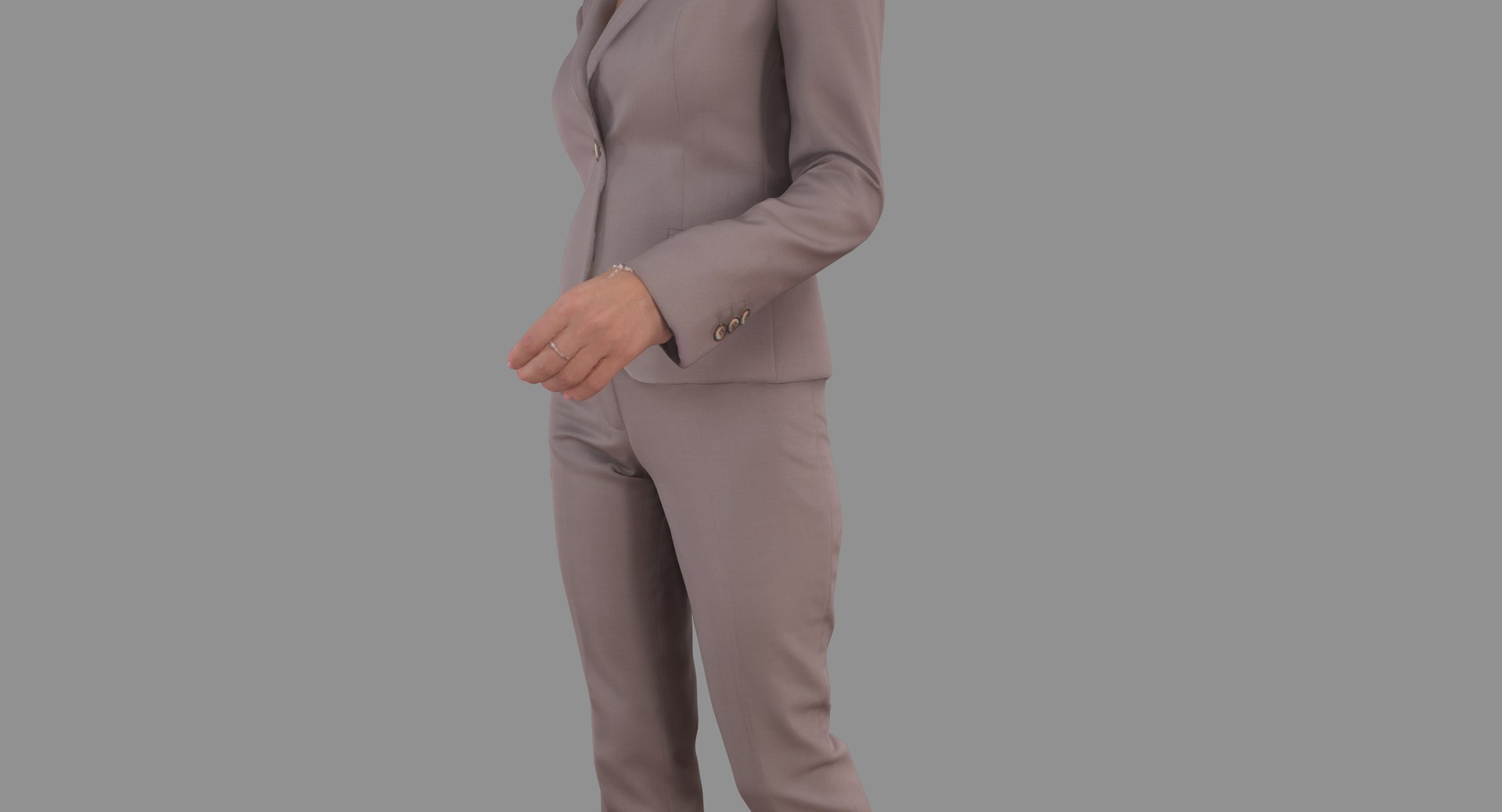 3D active business woman human body - TurboSquid 1158279
