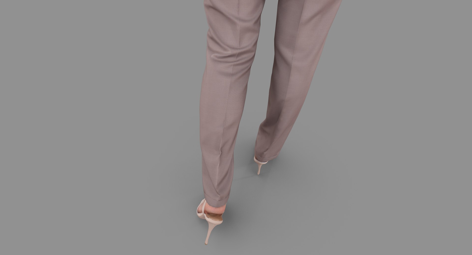 3D active business woman human body - TurboSquid 1158279