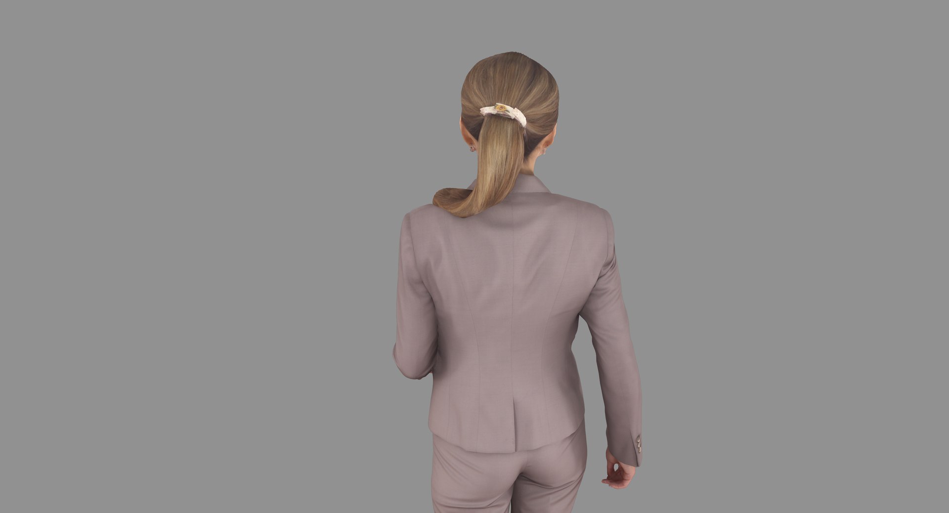 3D active business woman human body - TurboSquid 1158279