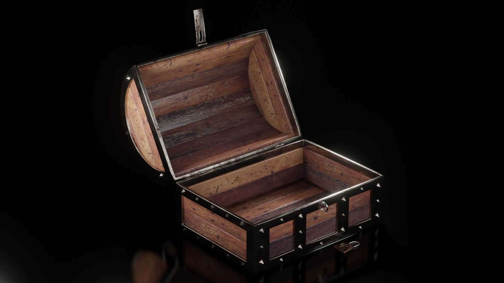 3D Old Rusty Chest Model - TurboSquid 1900195