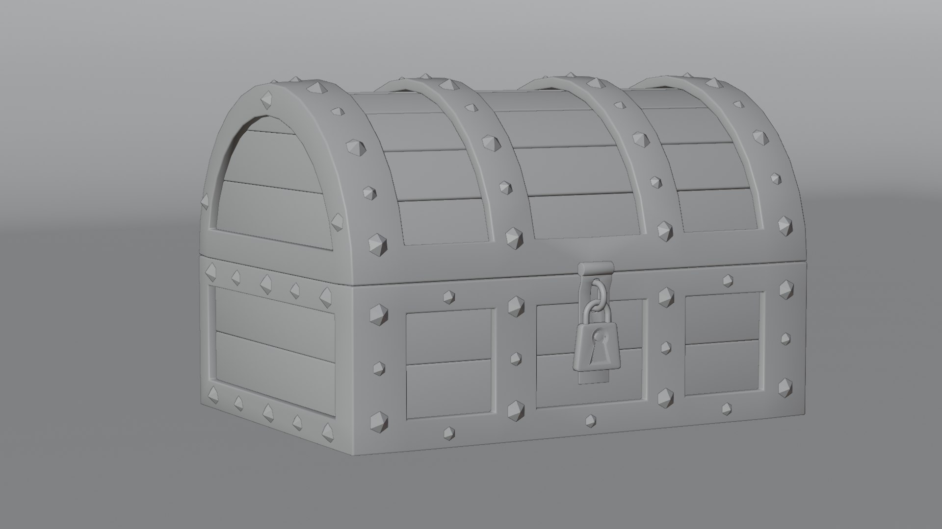 3D Old Rusty Chest Model - TurboSquid 1900195