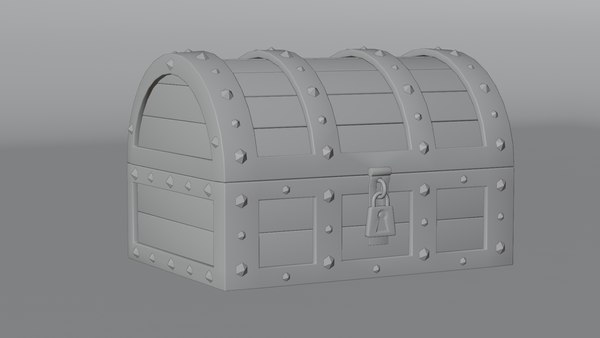 3D Old Rusty Chest model - TurboSquid 1900195