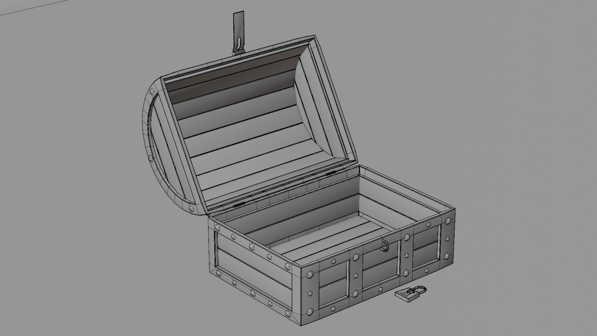 3D Old Rusty Chest Model - TurboSquid 1900195