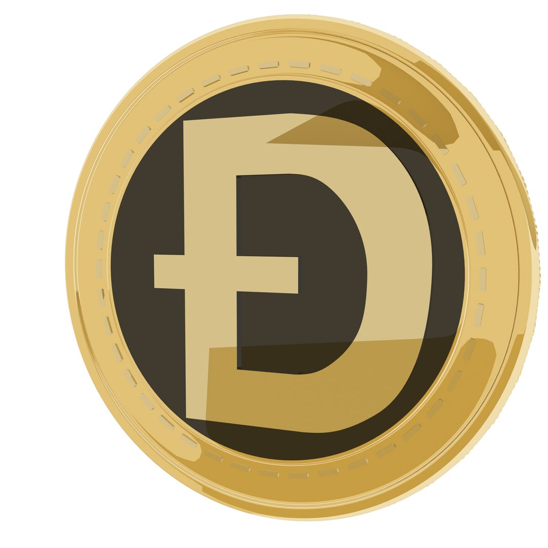 Doge Cryptocurrency Gold Coin 3D Model - TurboSquid 1849161