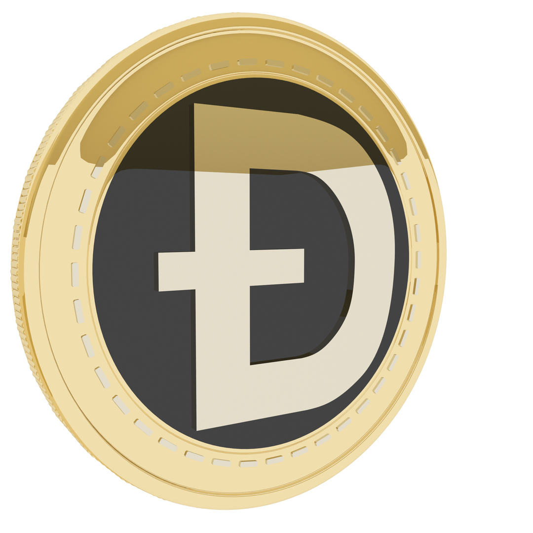 Doge Cryptocurrency Gold Coin 3D Model - TurboSquid 1849161