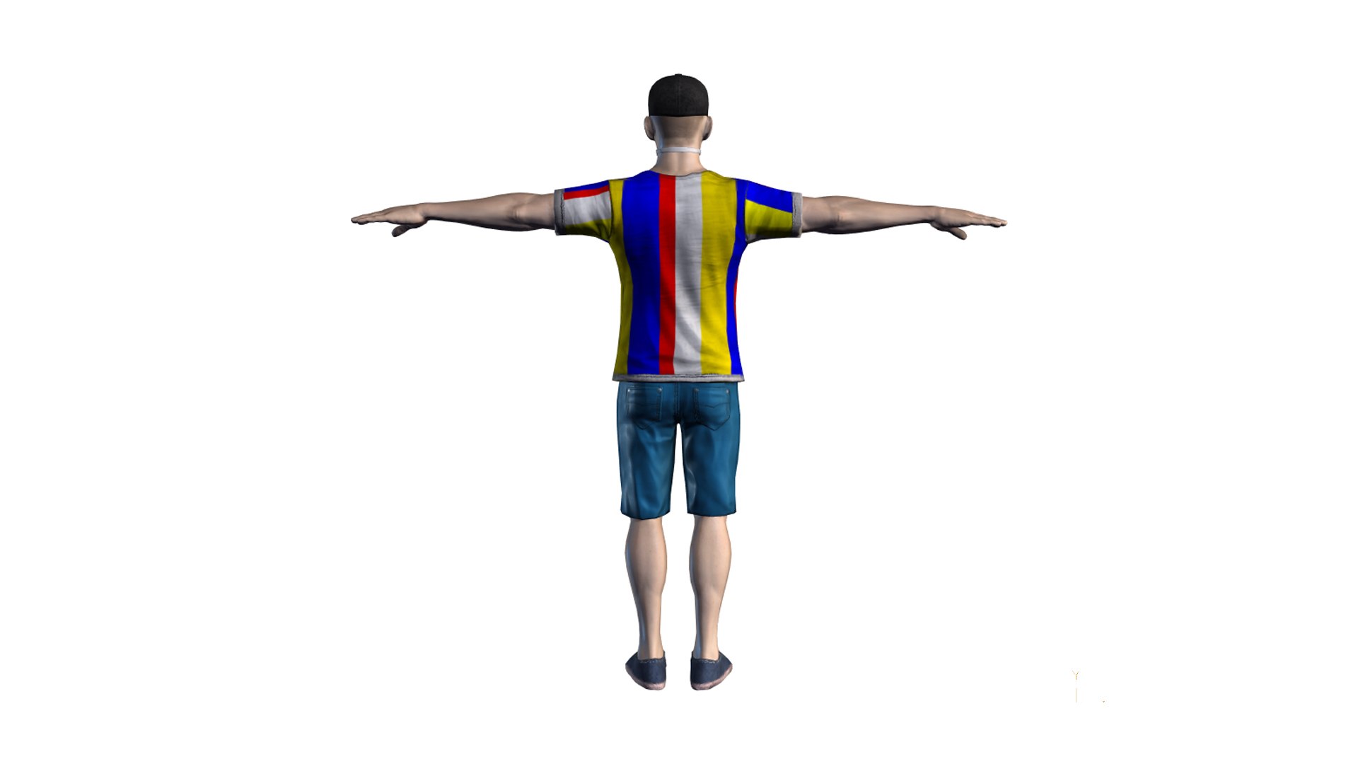 3D Tourist Man 5 - TurboSquid 1902656