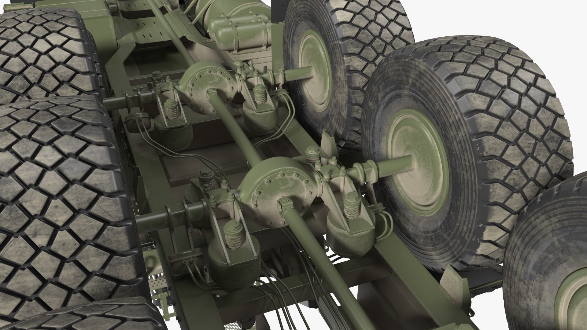 3D Military Truck Tractor Oshkosh Global HET A1 - TurboSquid 2000287