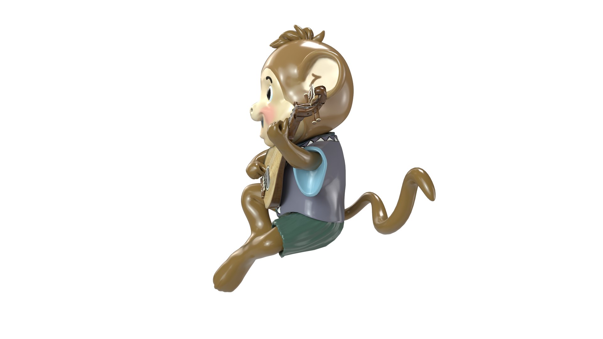 Monkey 3D - TurboSquid 2119200