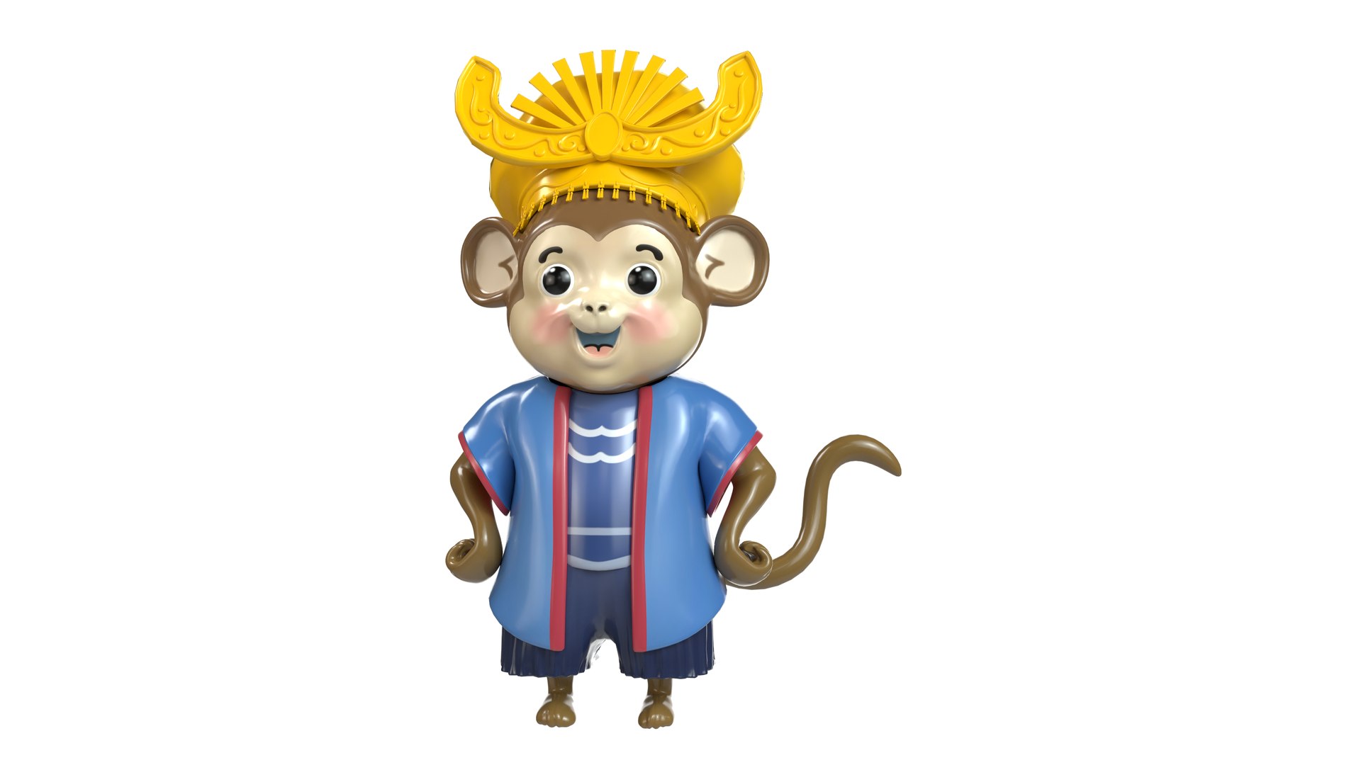 Monkey 3D - TurboSquid 2119200