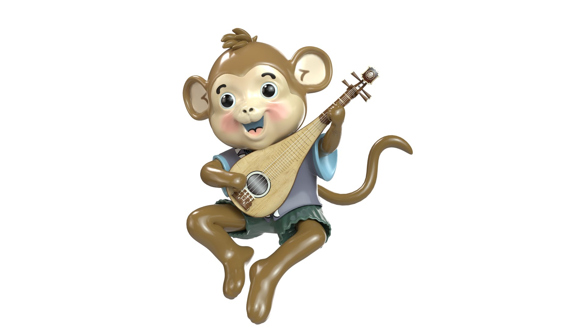 Monkey 3D - TurboSquid 2119200