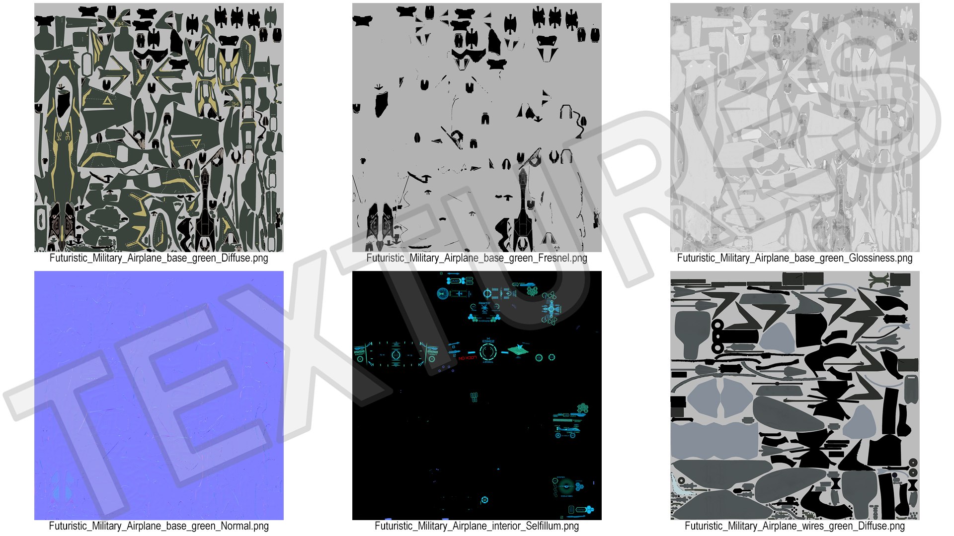 Sci Fi Green Military Fighter Jet Rigged For Maya 3D Model - TurboSquid ...
