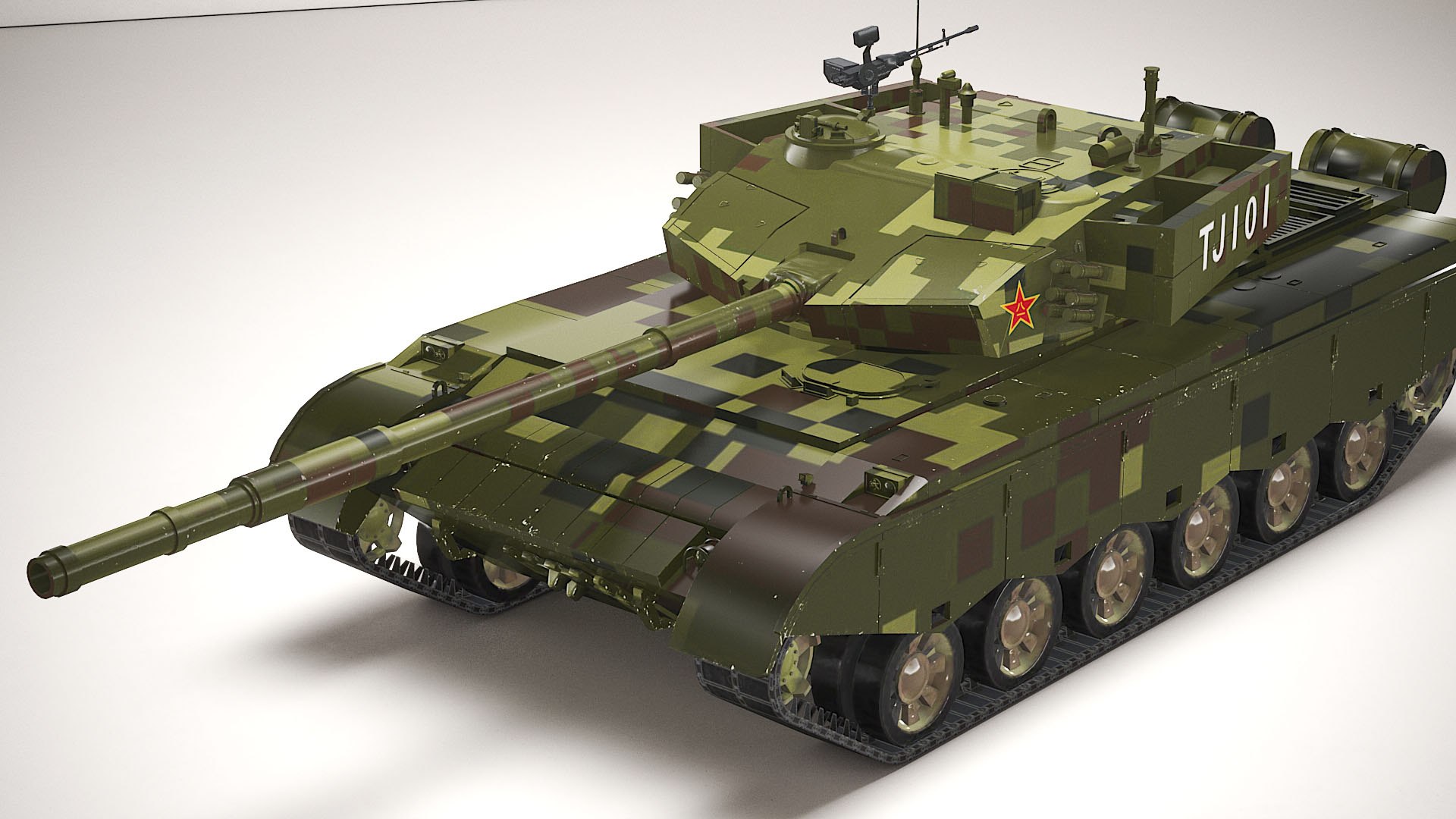 Tank Chinese Type ZTZ 99A23D模型 - TurboSquid 2068444