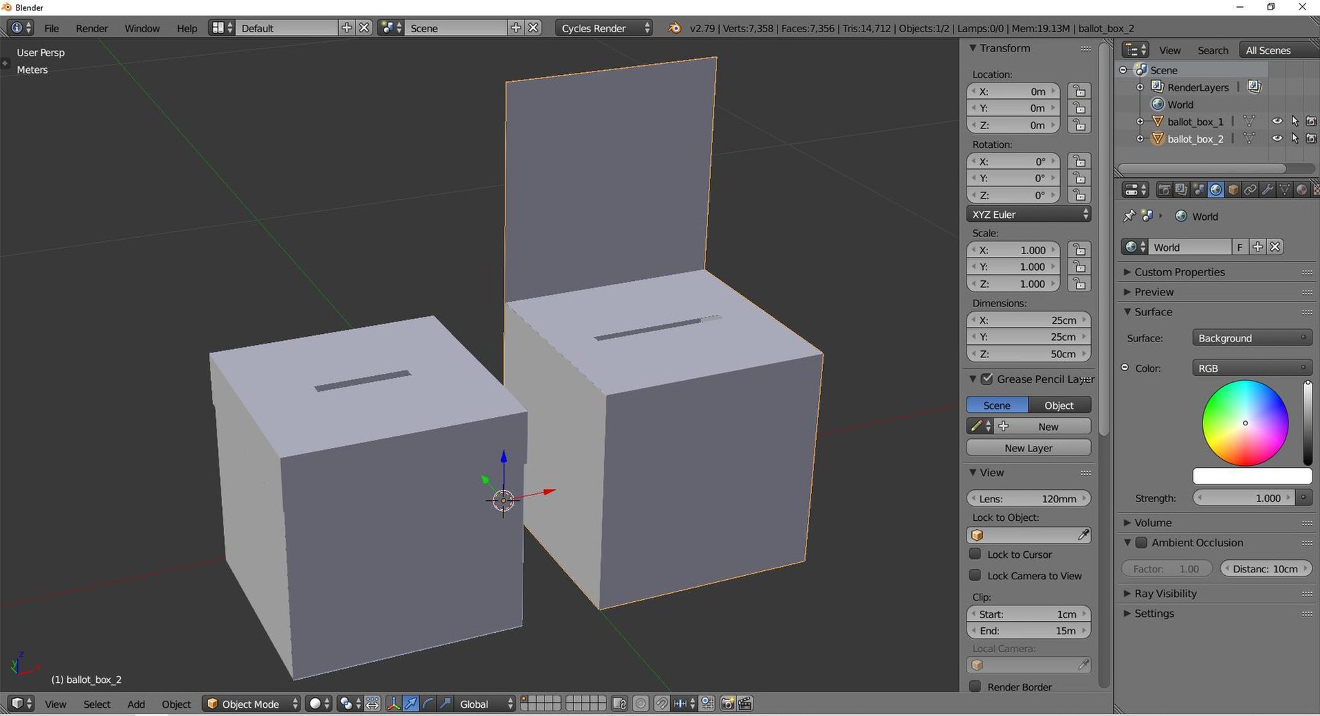Ballot Boxes 3D - TurboSquid 1476547