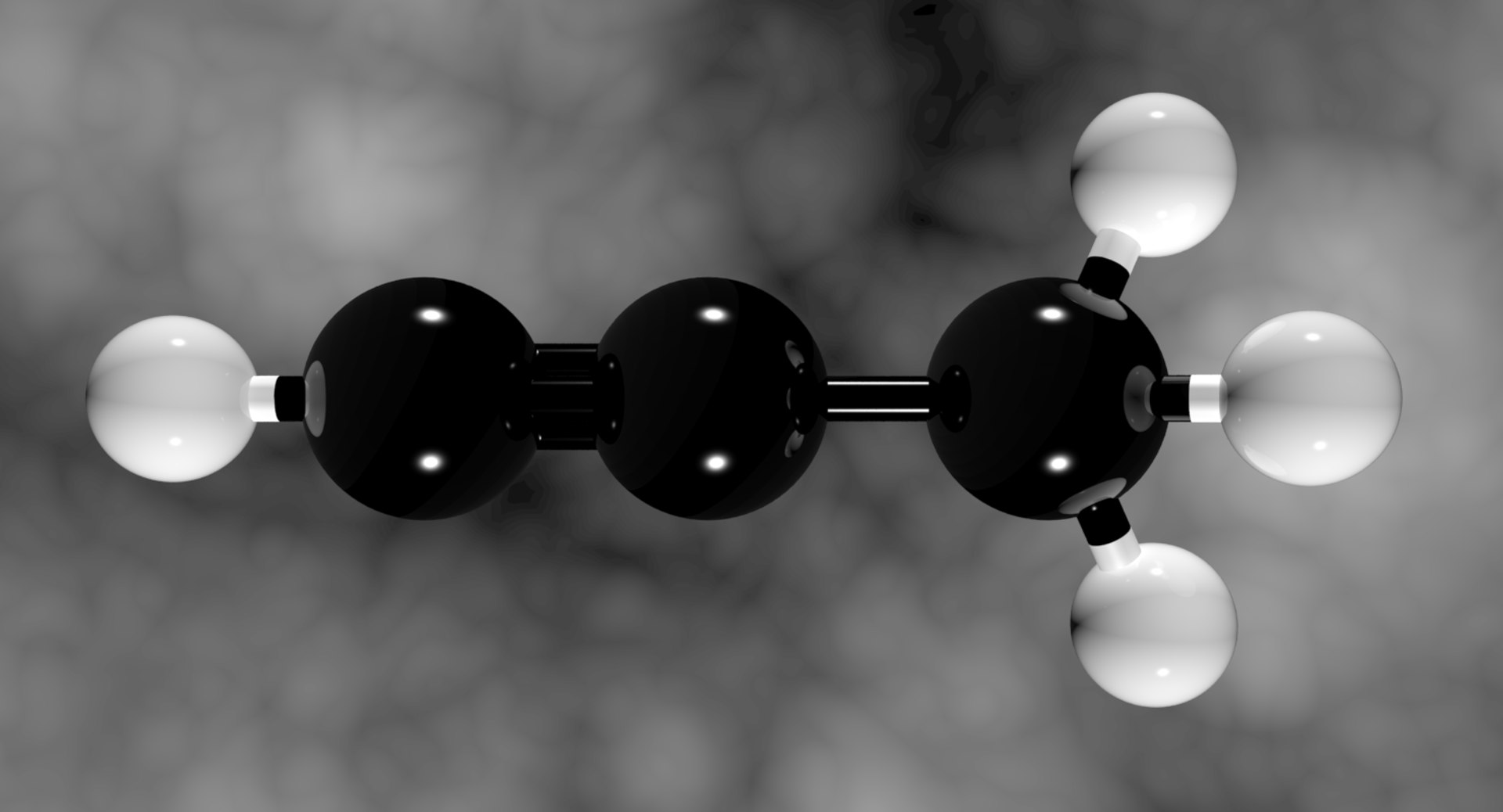 Propyne - Methylacetylene Ch3c=ch 3d Max
