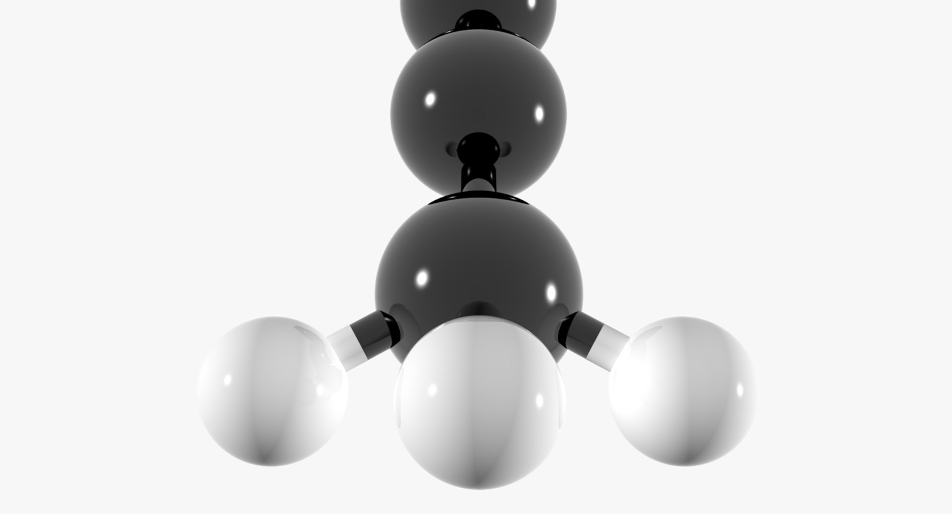 Propyne - Methylacetylene Ch3c=ch 3d Max