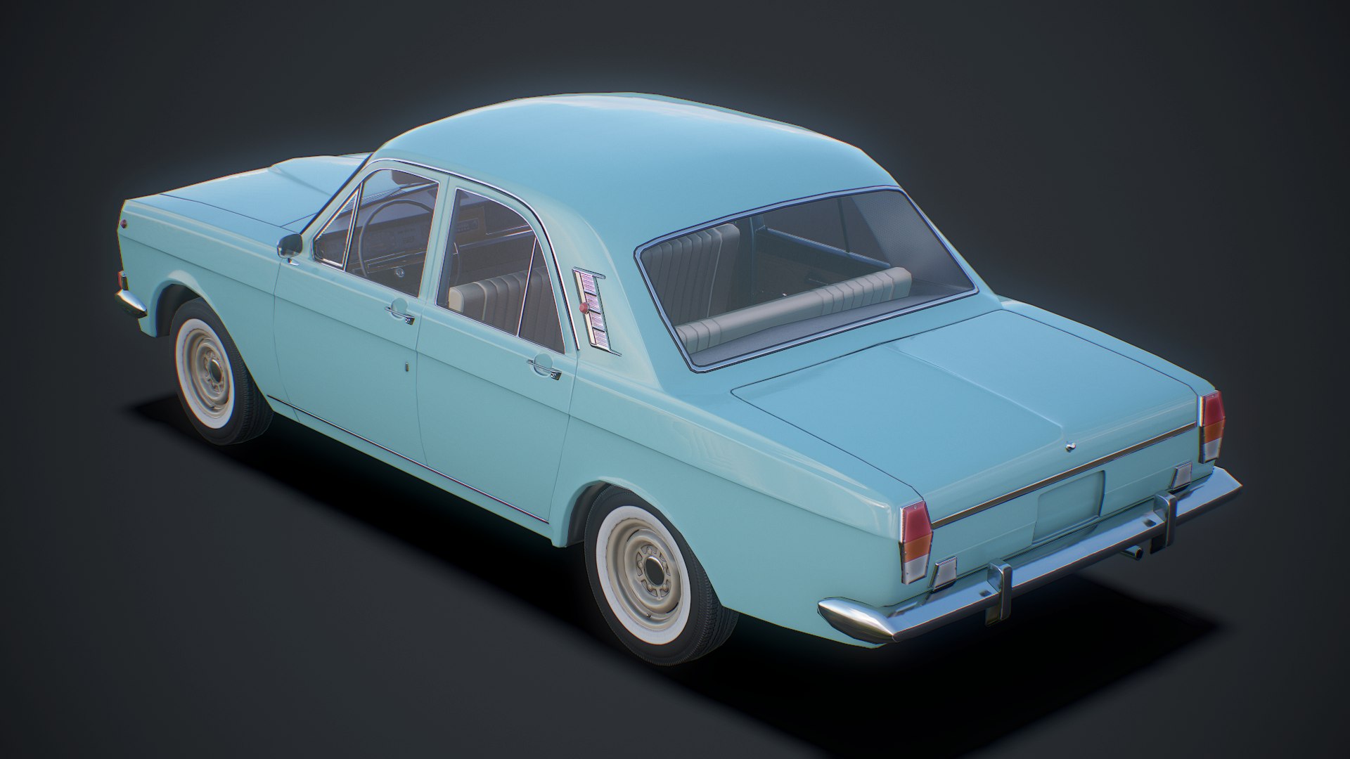 Old Classic Sedan 3D Model - TurboSquid 1406316