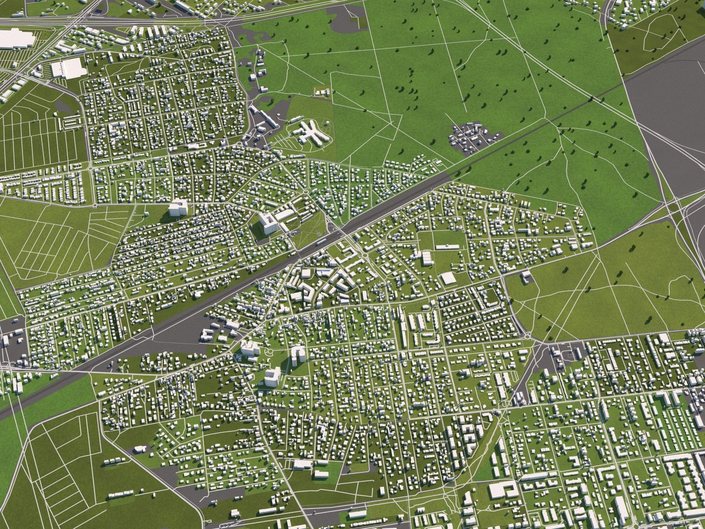 Buildings Houses Maps 3D - TurboSquid 1553484