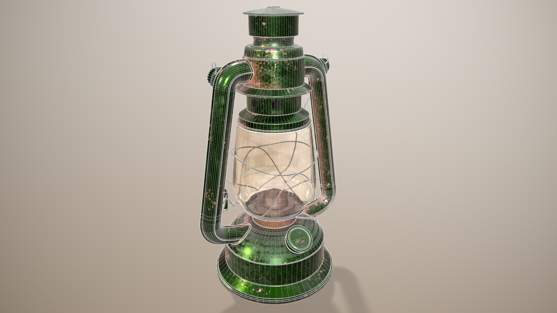 Old Lamp 3D - TurboSquid 2051649
