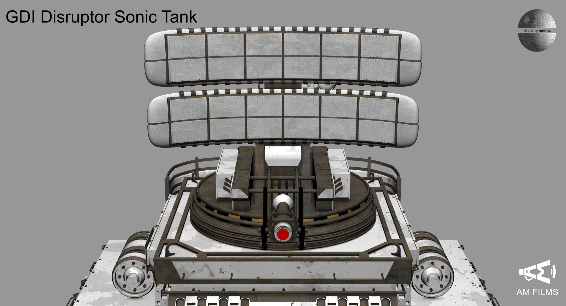 3D GDI Disruptor White model - TurboSquid 1823606