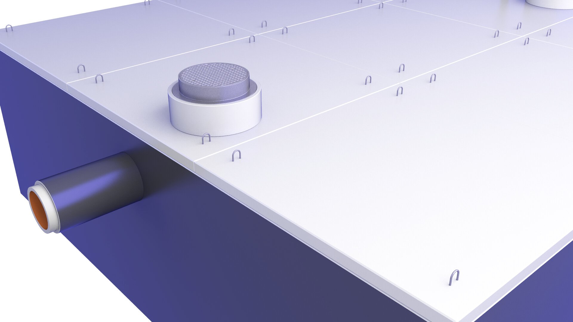 Concrete Stormwater Retention Storage Tank 4 3D Model - TurboSquid 1980063