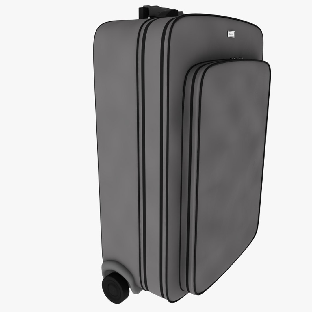 3d Model Suitcase Baggage Bag