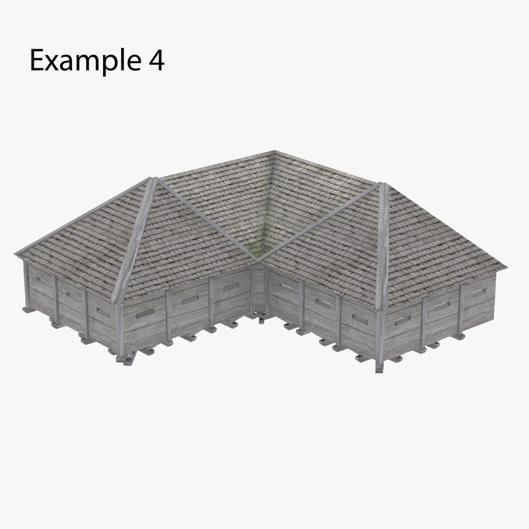 Castle Hoarding Angle Section 3d Max