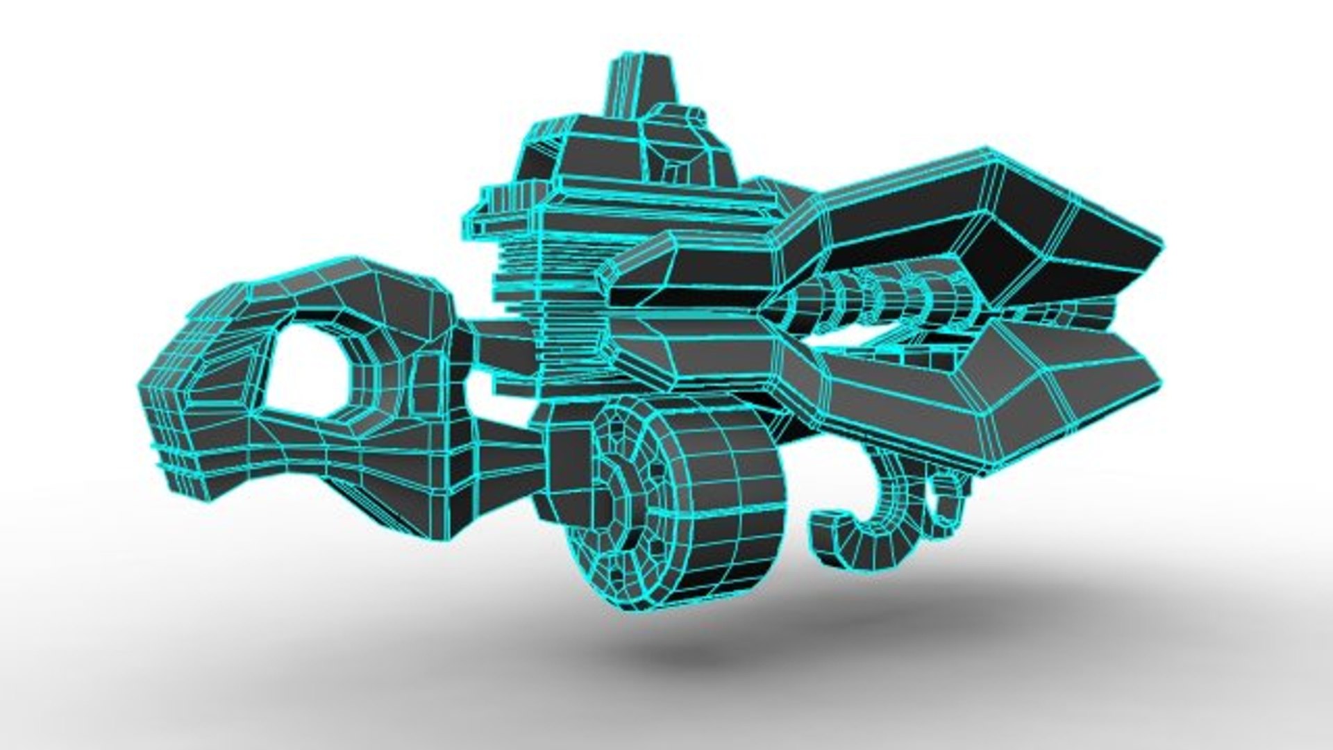 Sci Fi Gun Prototype Model - TurboSquid 1244247