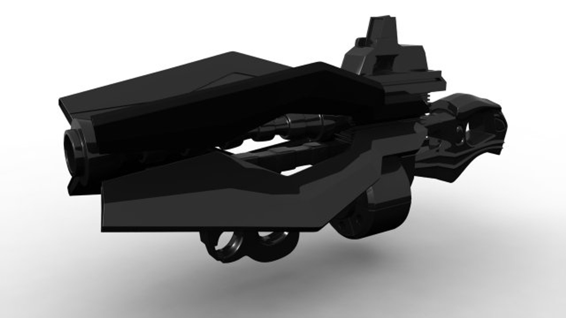 Sci Fi Gun Prototype Model - TurboSquid 1244247