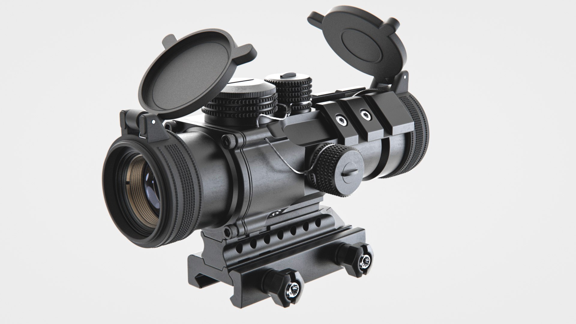 3D Vortex Spitfire 3x Prism Scope - High-poly 3D Model - TurboSquid 2147773