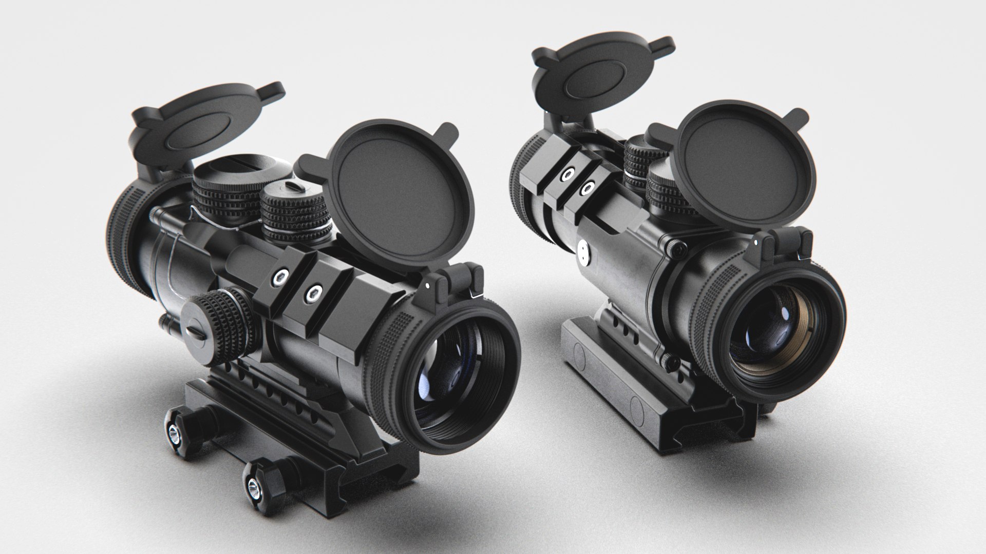 3D Vortex Spitfire 3x Prism Scope - High-poly 3D Model - TurboSquid 2147773