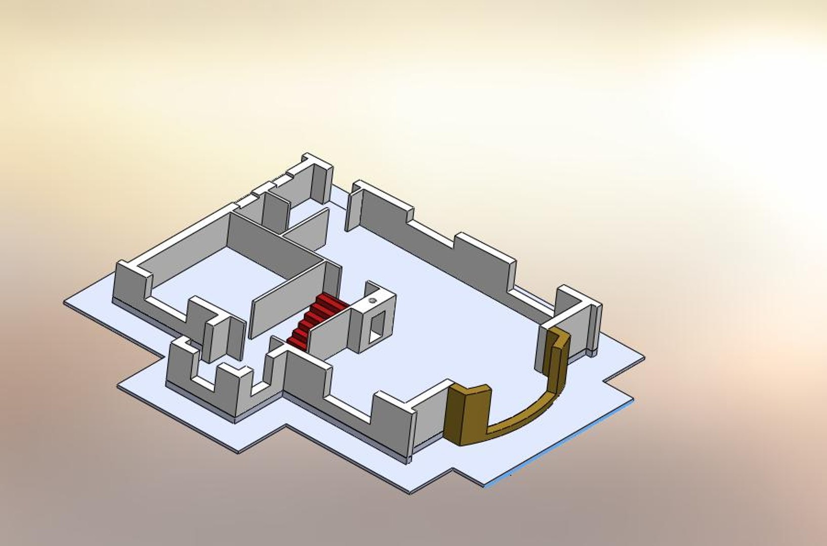 3d Model Printable House