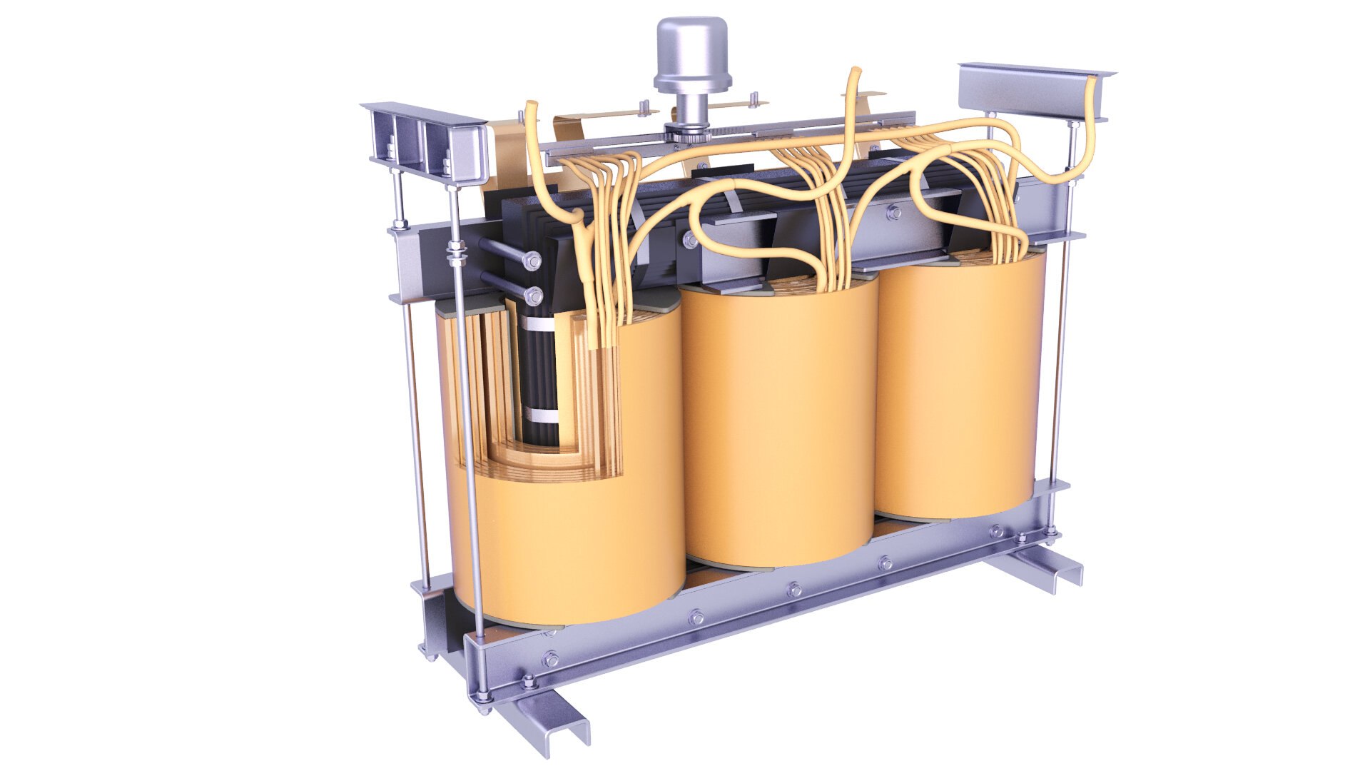 Oil Immersed Transformer Coil Windings Inside 18 3D Model - TurboSquid ...