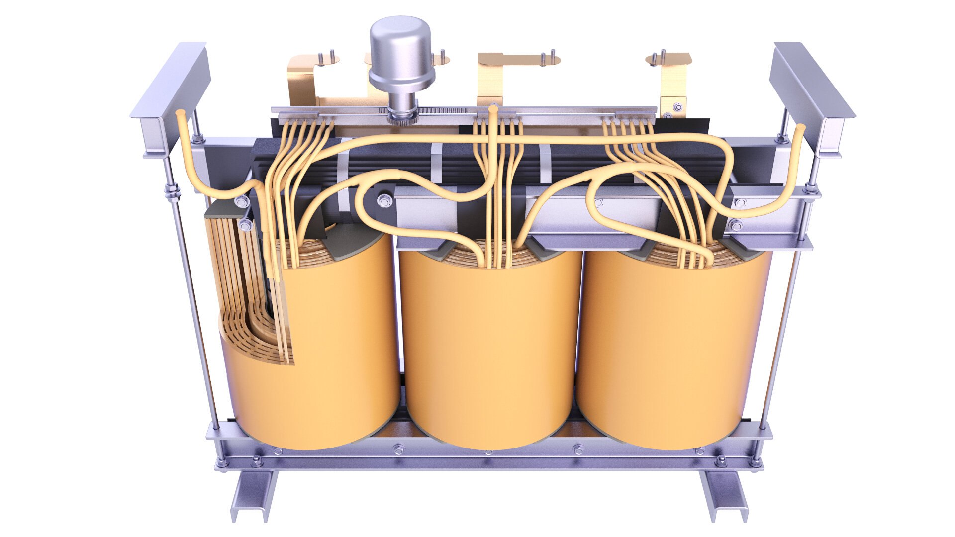 Oil Immersed Transformer Coil Windings Inside 18 3D Model - TurboSquid ...