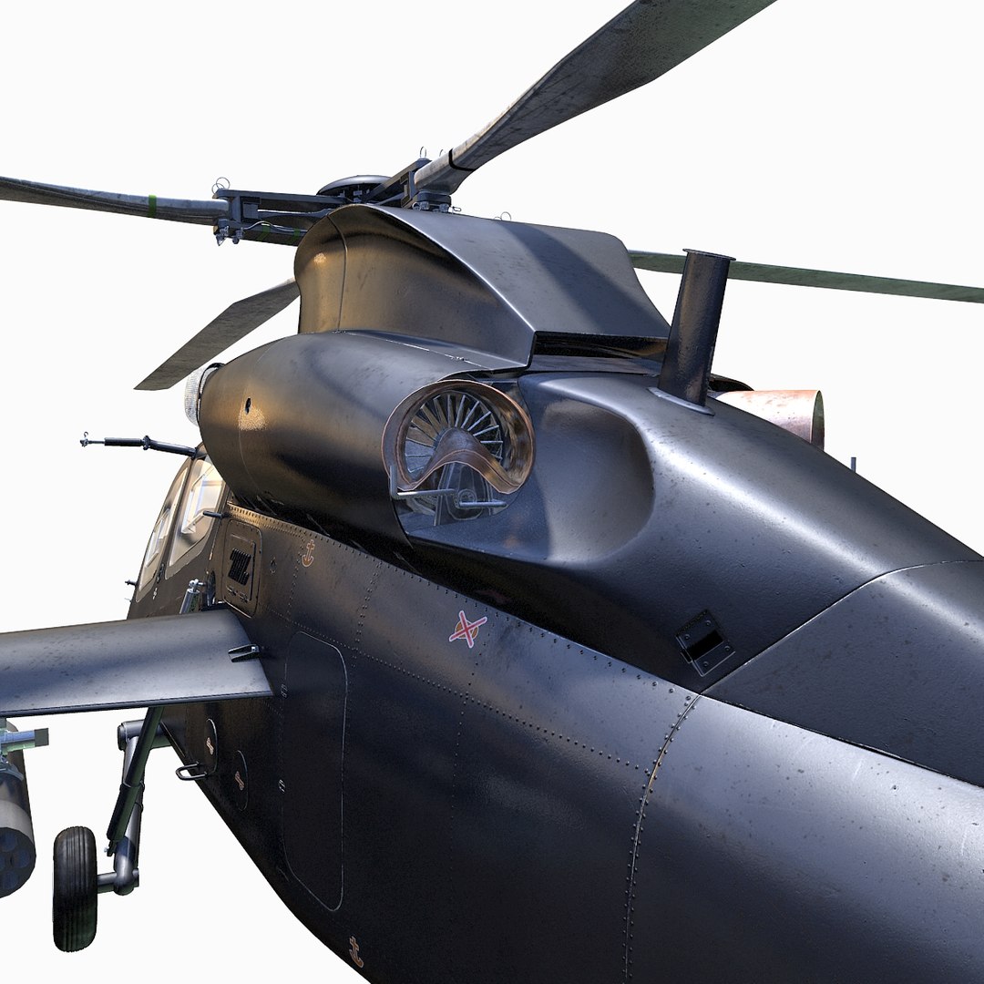 3d Model Harbin Z-19 Attack Helicopter