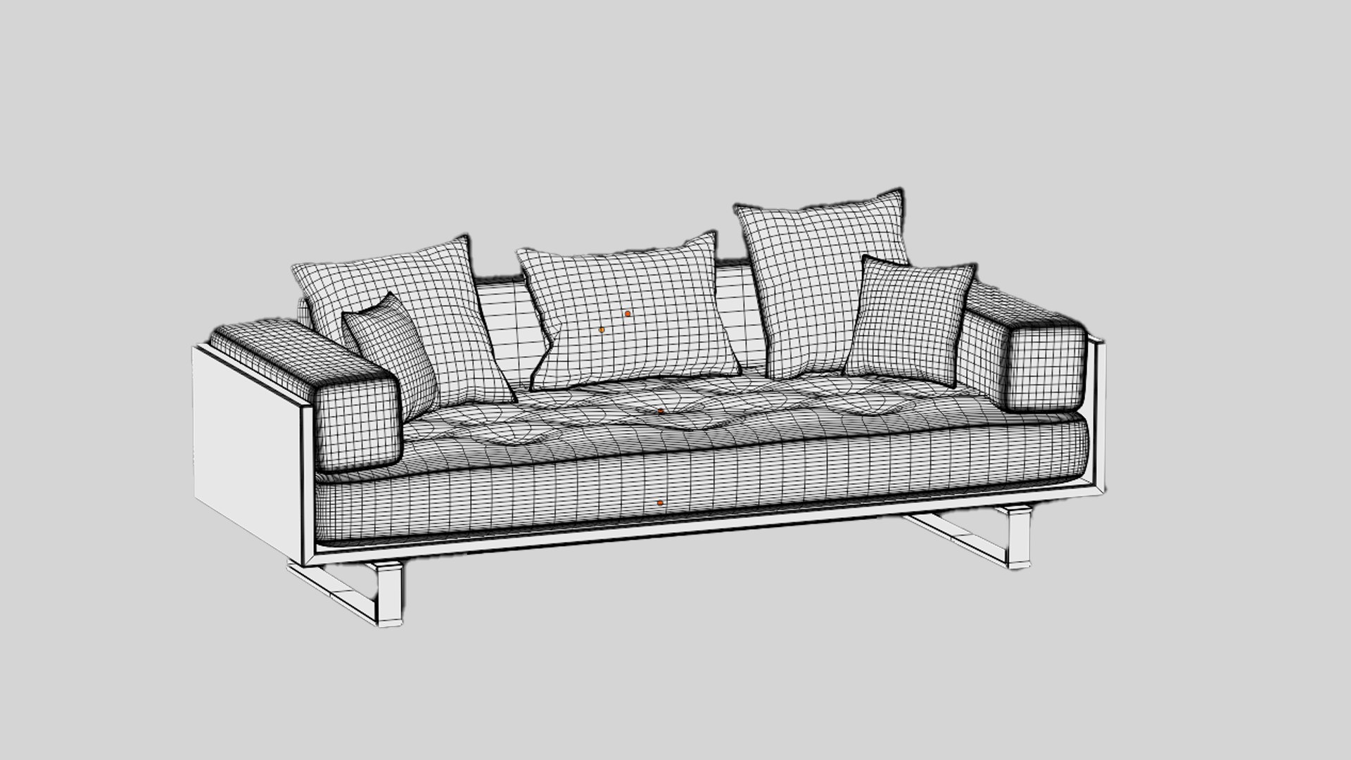 Stylized Sofa 3D Model - TurboSquid 2301124