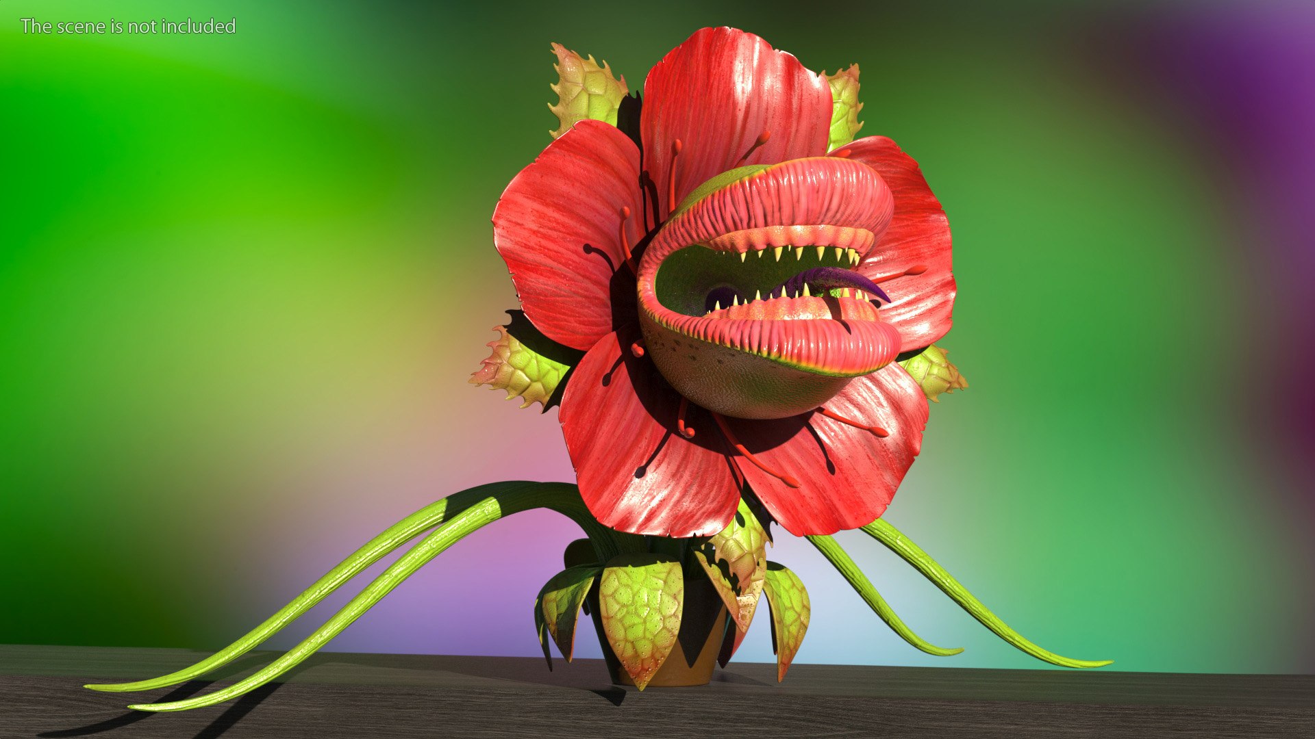 3D Monster Plant - TurboSquid 2041069