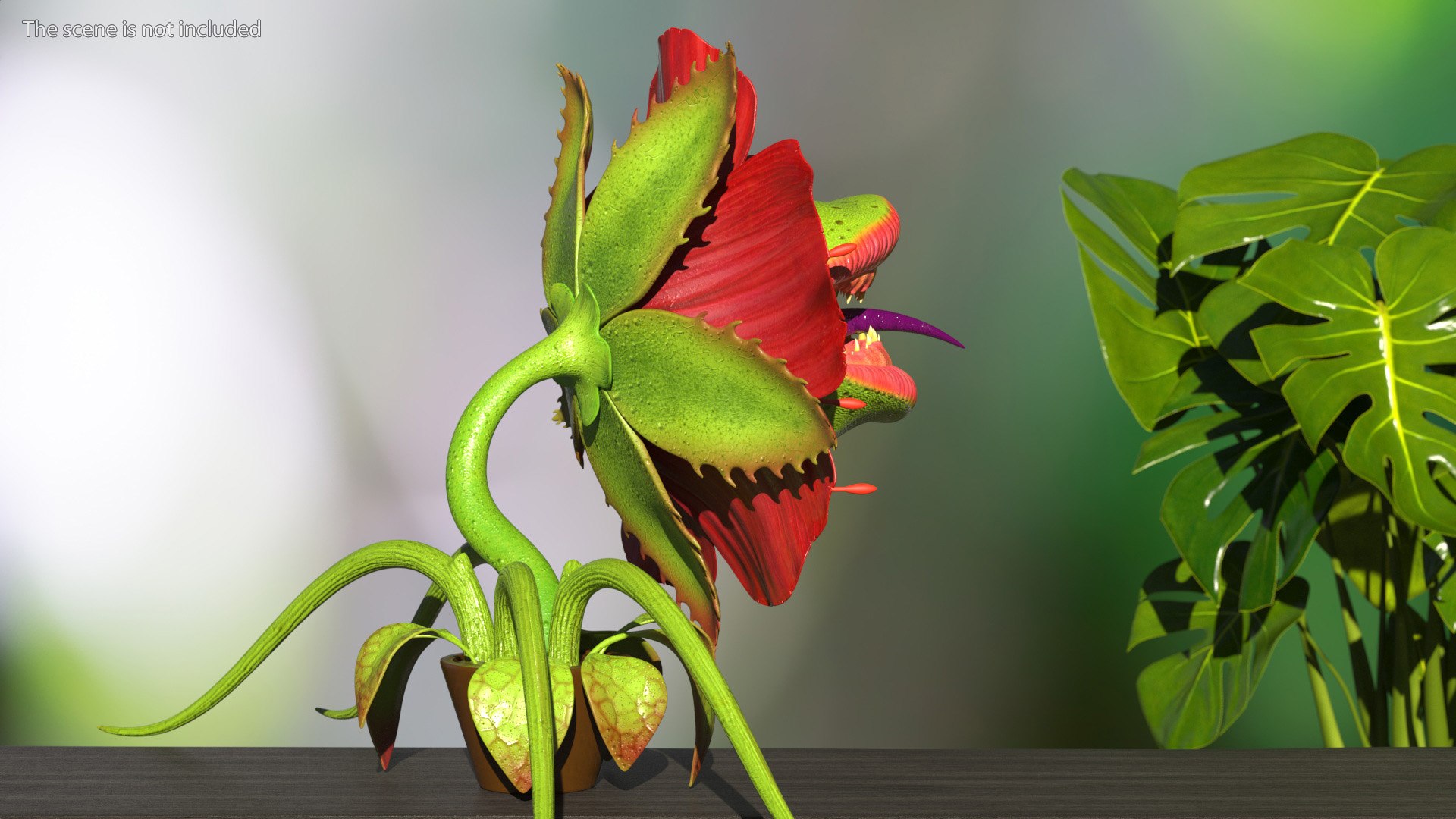 3D Monster Plant - TurboSquid 2041069