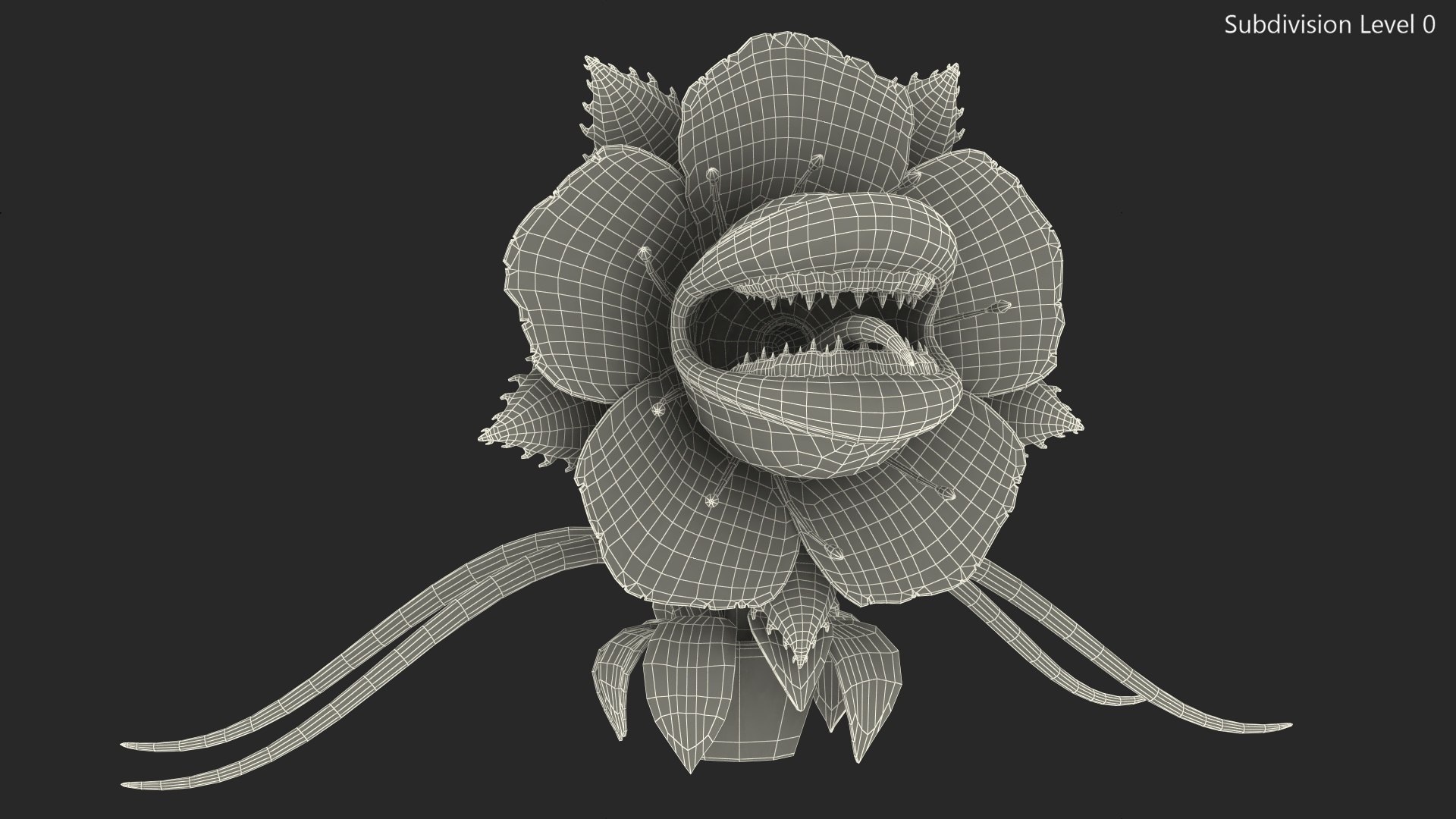 3D Monster Plant - TurboSquid 2041069